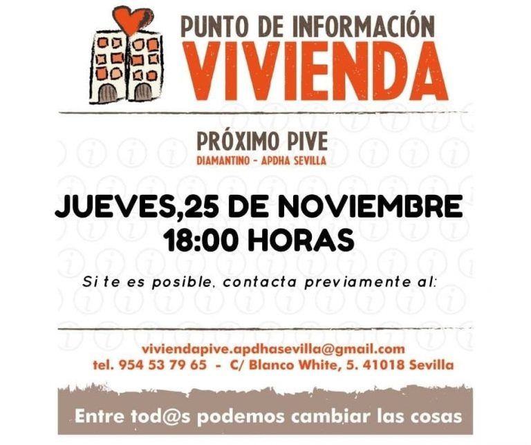 Sevilla | Punto de Información de Vivienda y Encuentro - APDHA ... Sevilla | Punto de Información de Vivienda y Encuentro - APDHA ...