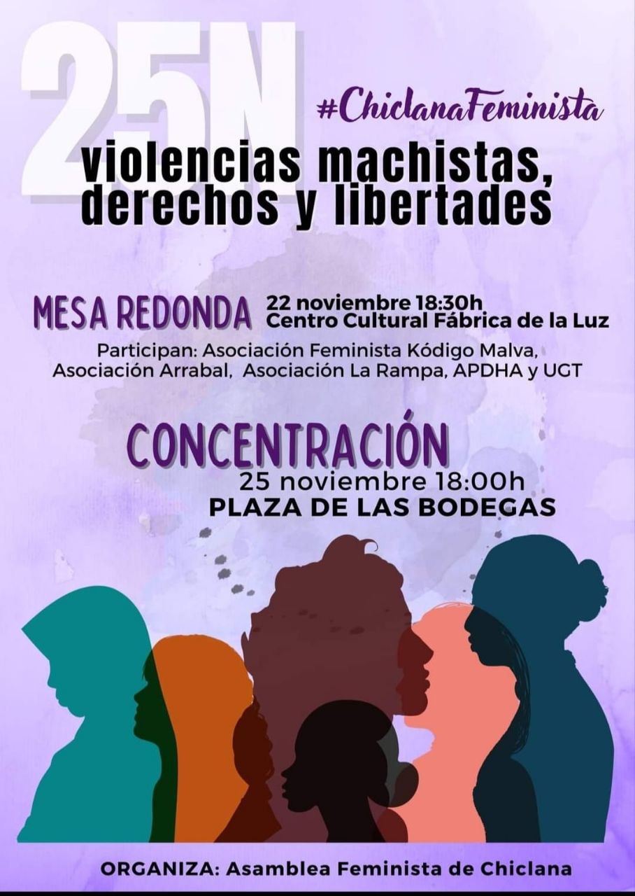 25n Convocatorias Por El Día Contra Las Violencias De Género Apdha